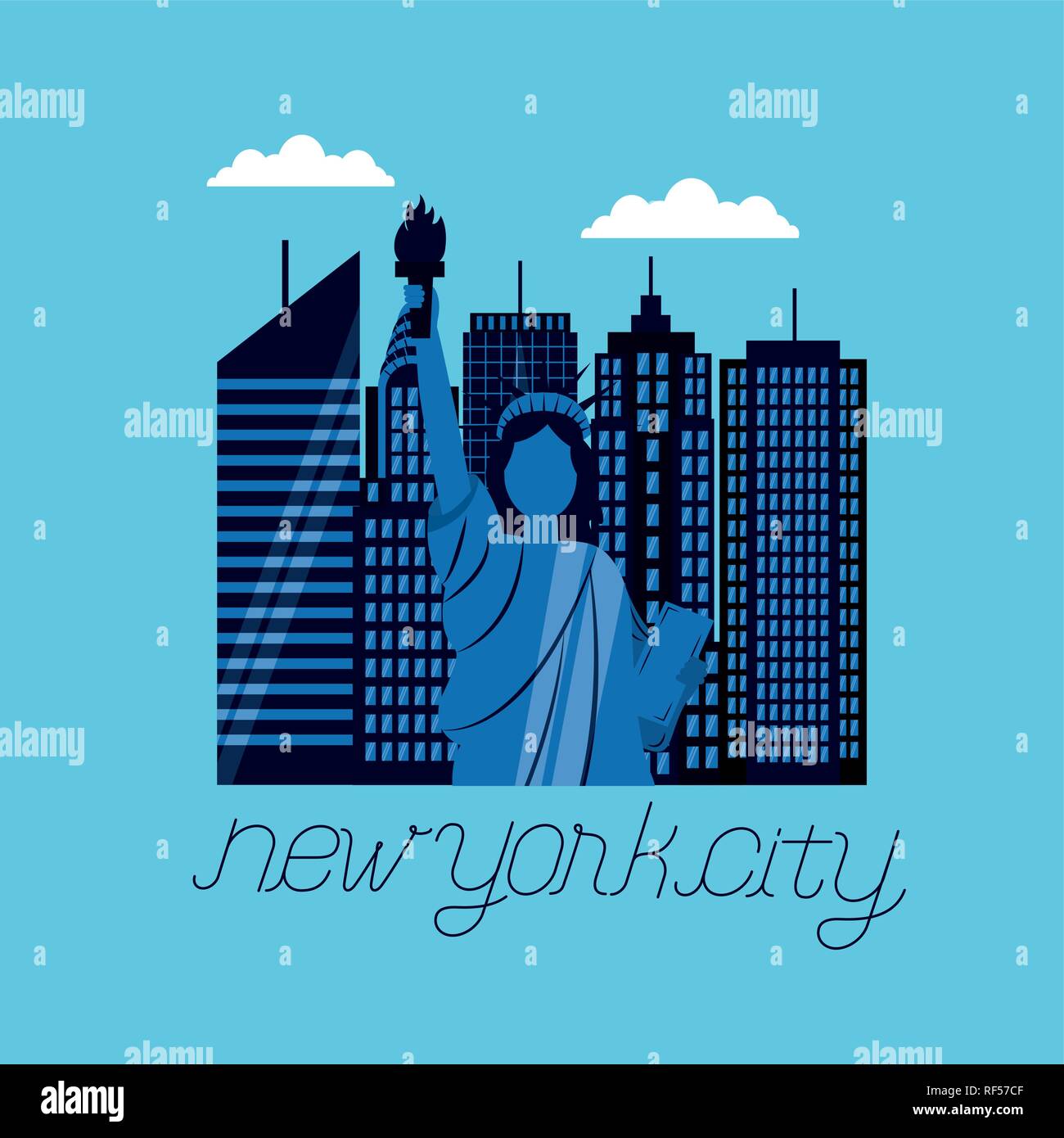 new york city card Stock Vector Image & Art - Alamy