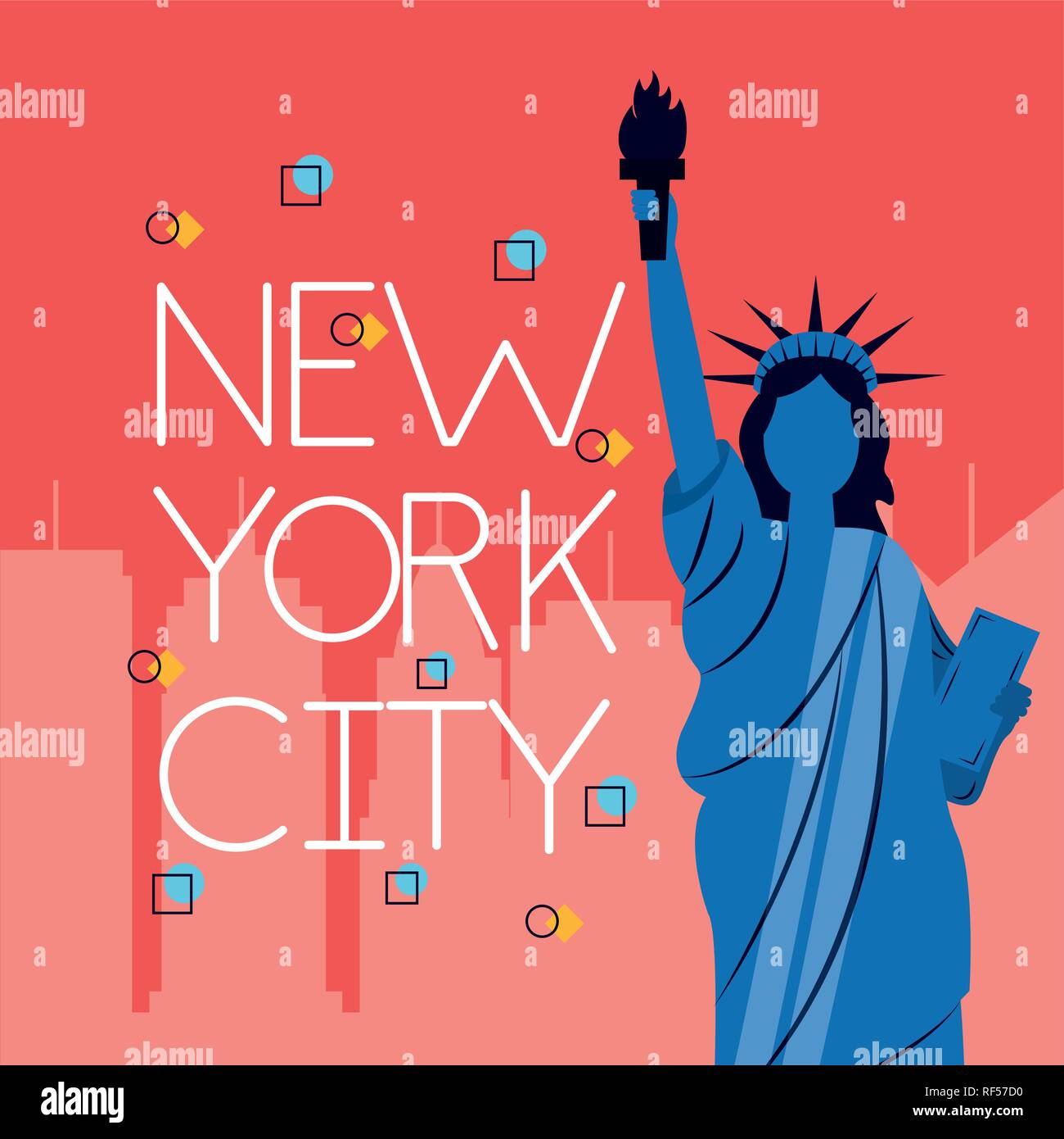 new york city card Stock Vector Image & Art - Alamy