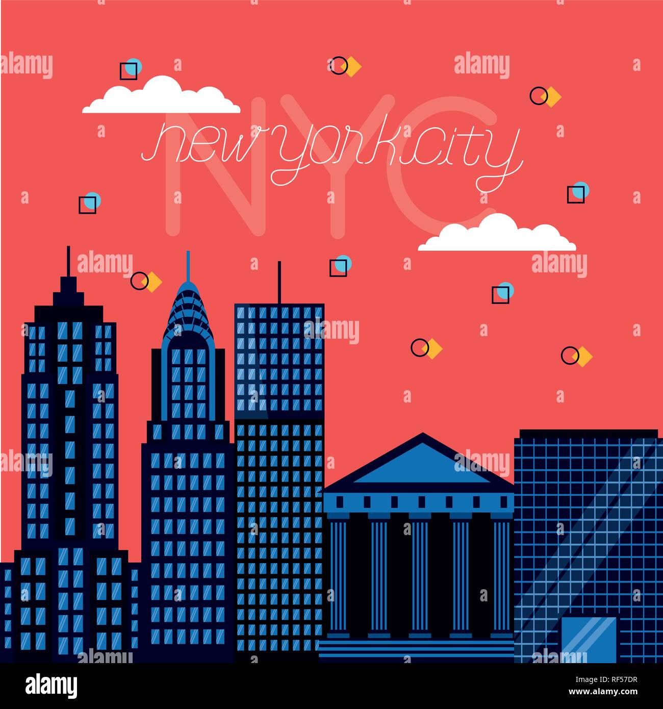 new york city card Stock Vector Image & Art - Alamy