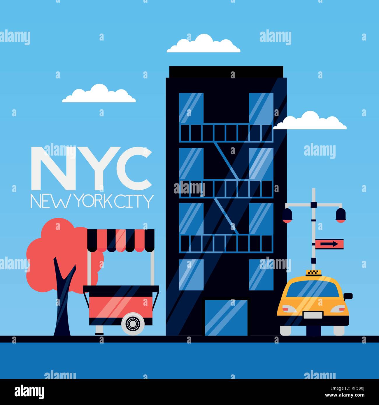 York souvenir Stock Vector Images - Alamy