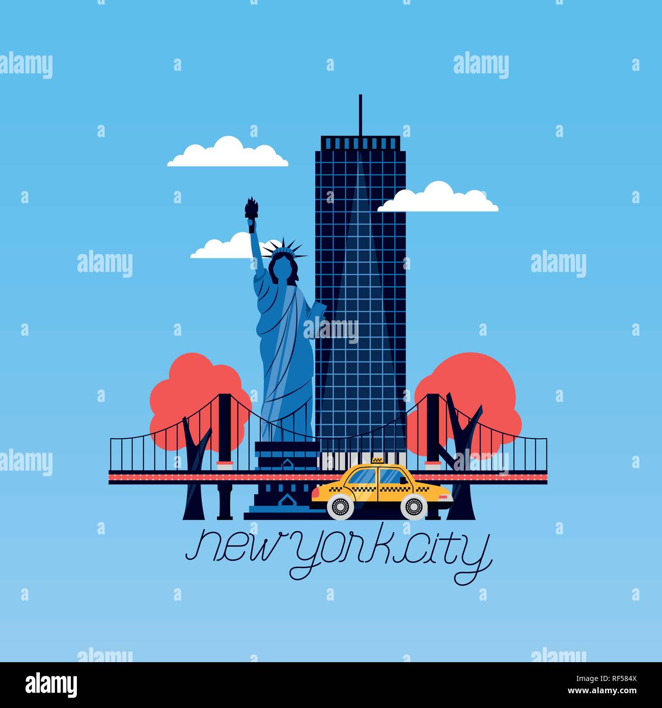 new york city Stock Vector Image & Art - Alamy