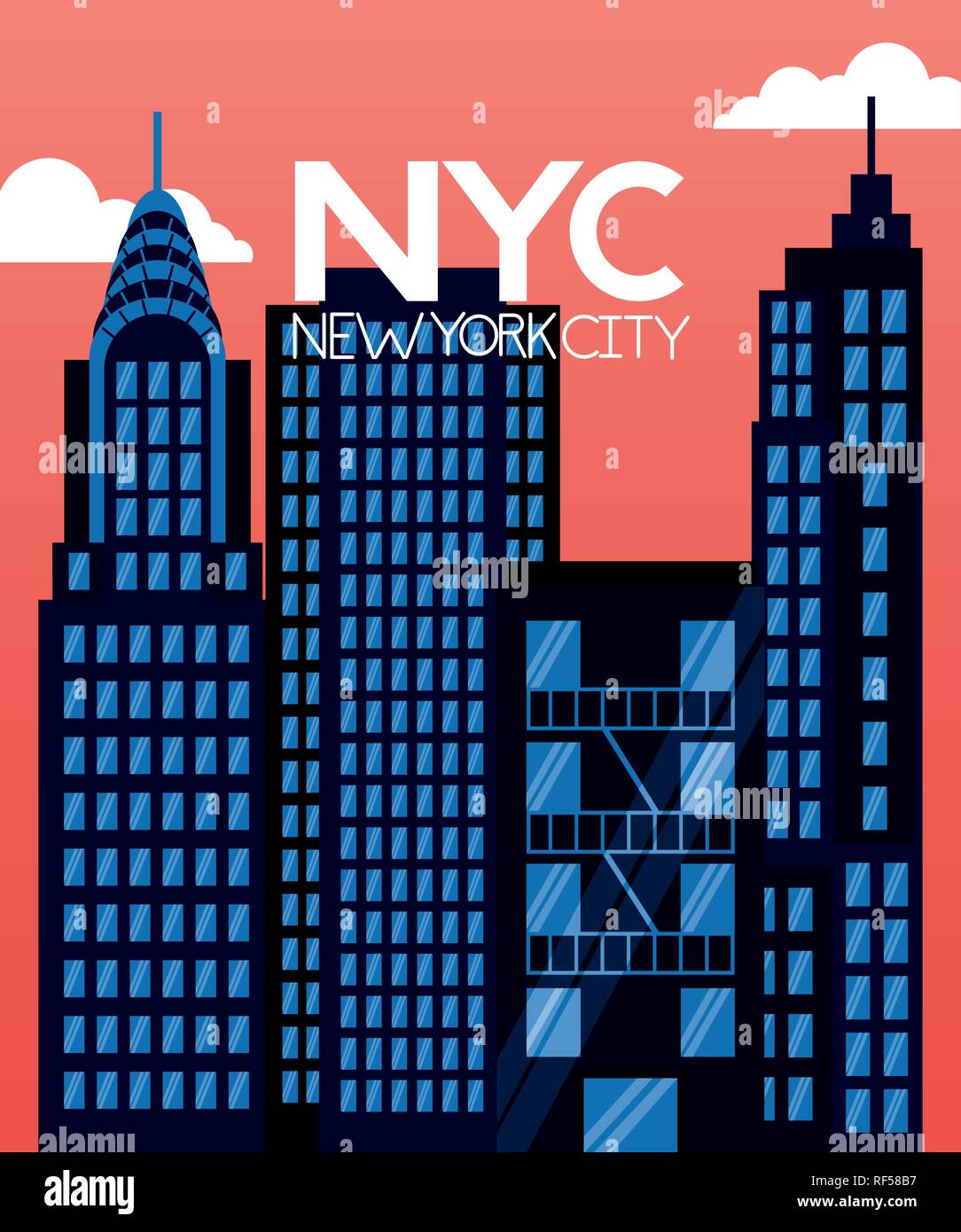 new york city Stock Vector Image & Art - Alamy