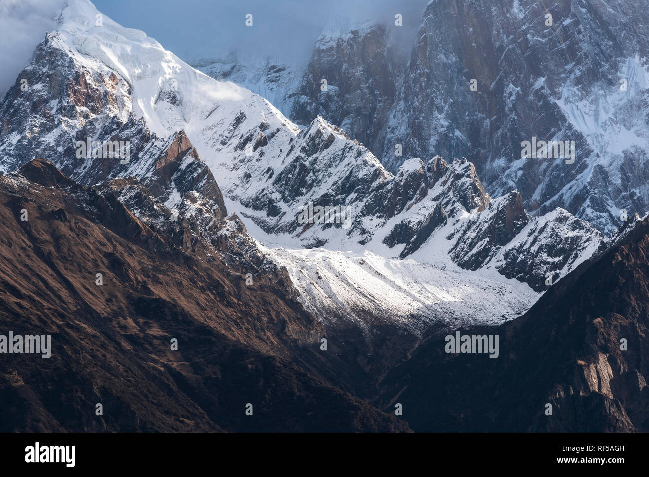 mountain ridge, landscape in tibet china Stock Photo - Alamy