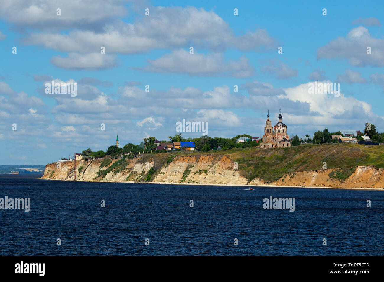 A church and a mosque in Shuran village Stock Photo - Alamy