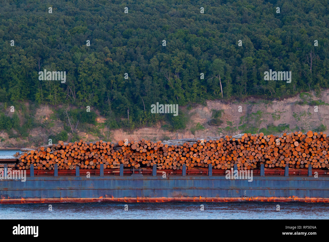Log barge hi-res stock photography and images - Alamy