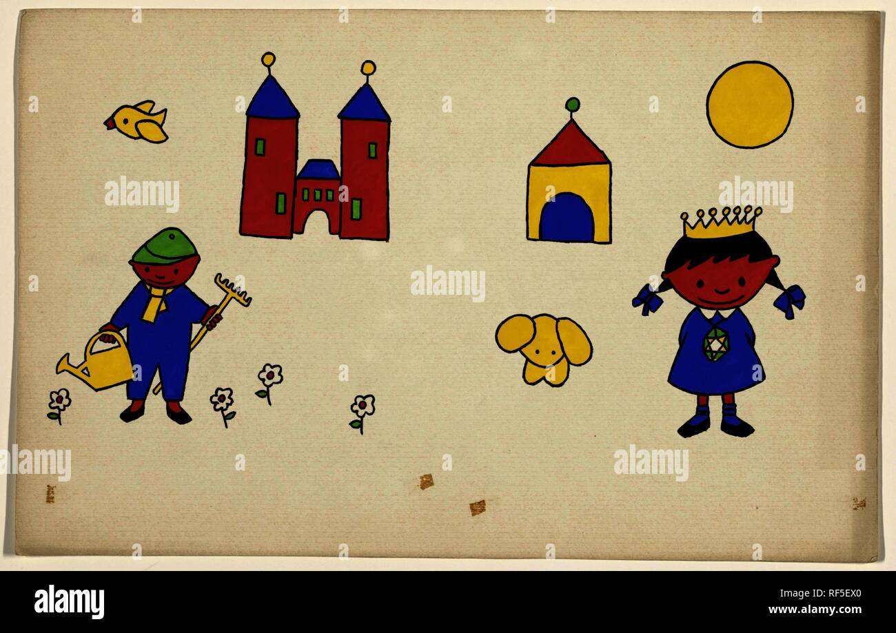 The princess and the little dog [p. 13]. Draughtsman: Dick Bruna ...