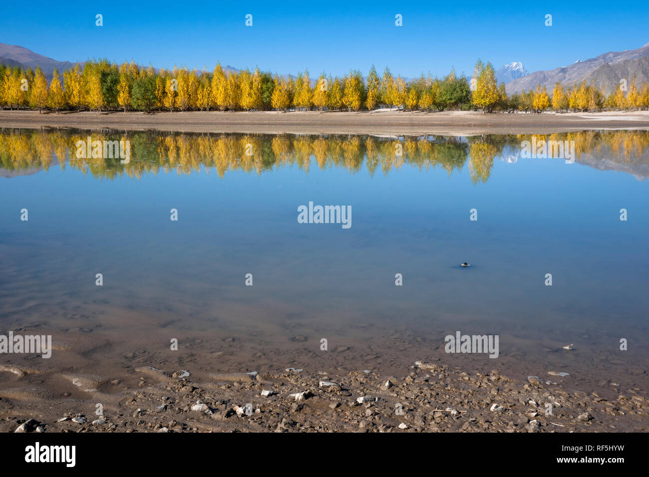 clean landscape in tibet china Stock Photo - Alamy