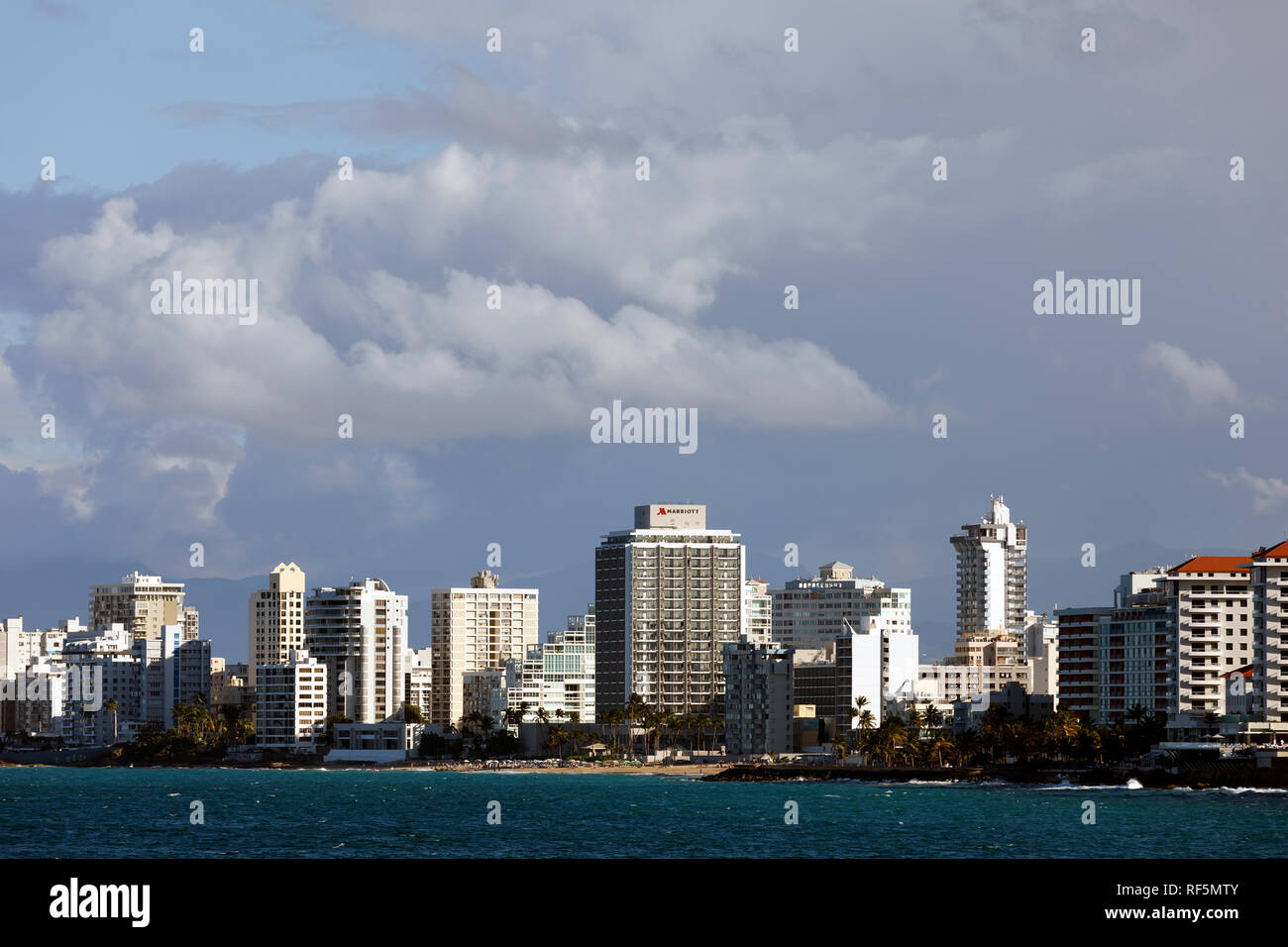 Condado skyline, San Juan, Puerto Rico Stock Photo - Alamy