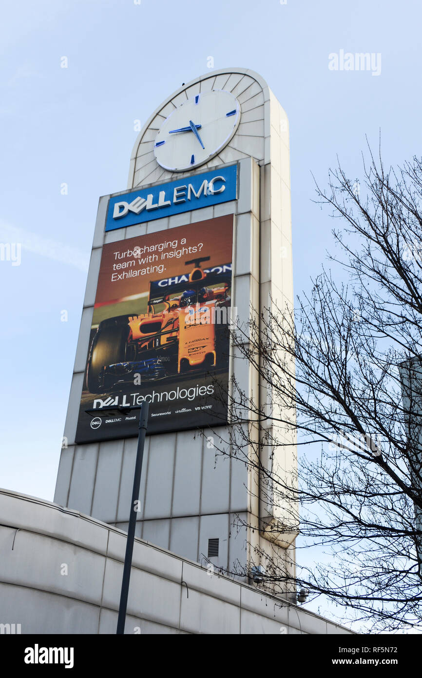 The iconic Dell Emc Tower, Great West Road, Brentford, London, TW8 ...