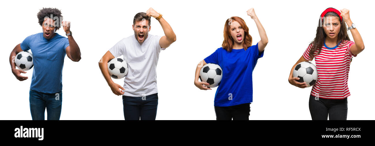 Anger angry man men football soccer Cut Out Stock Images & Pictures - Alamy