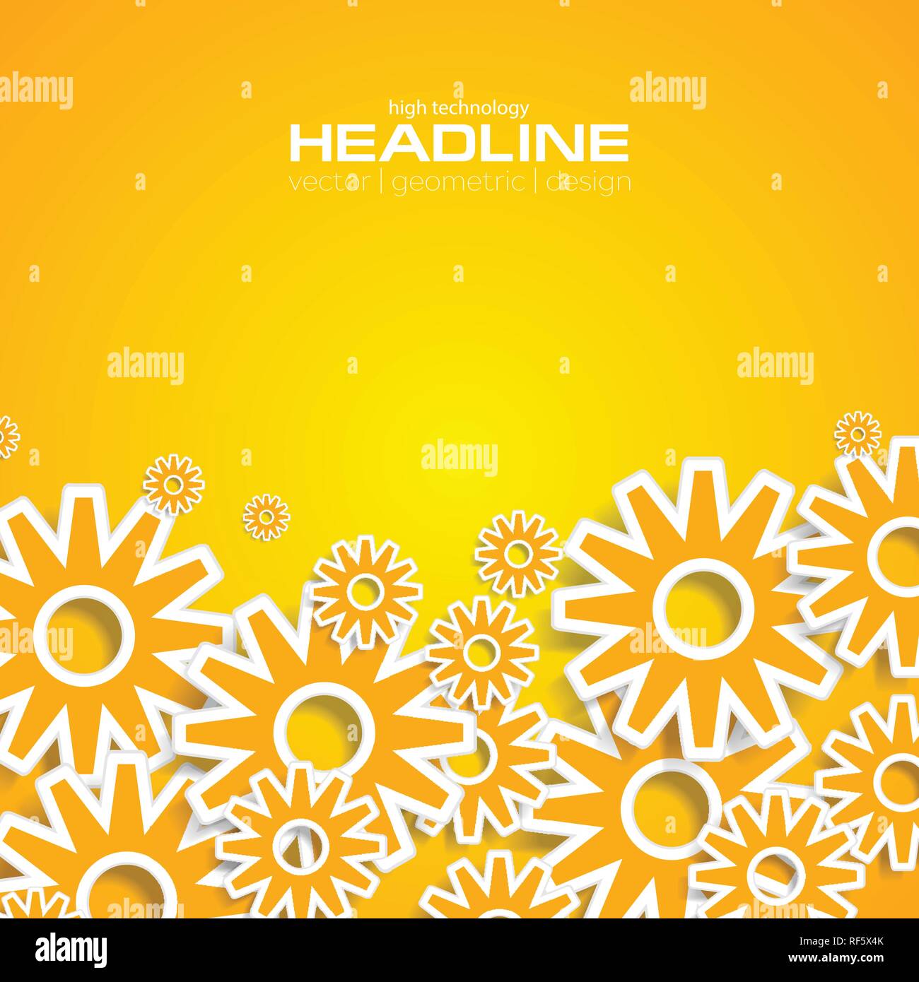 Orange grey tech corporate Stock Vector Images - Alamy