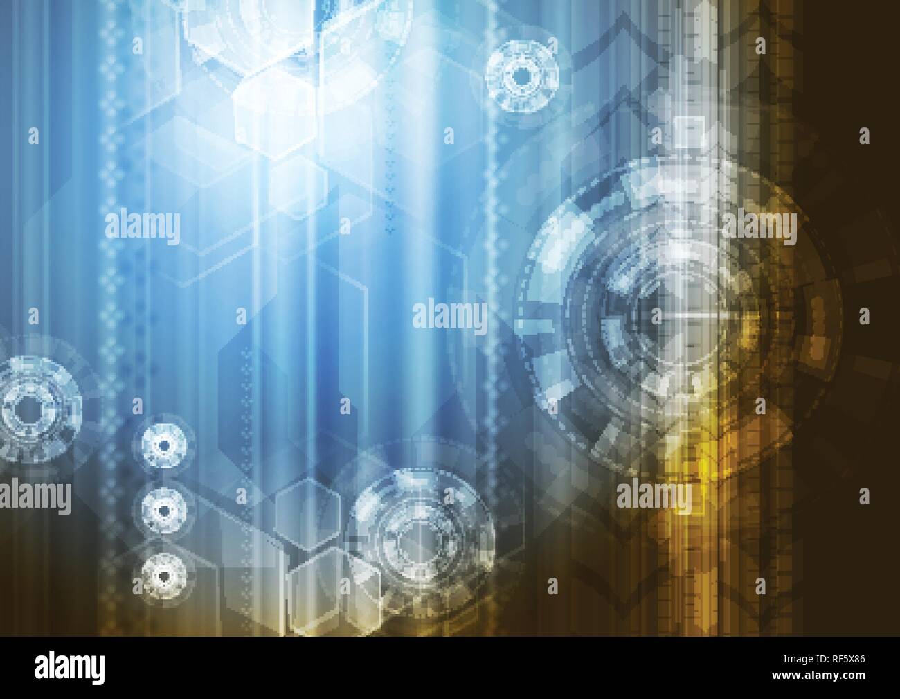 Bright abstract technology vector concept background Stock Vector Image ...