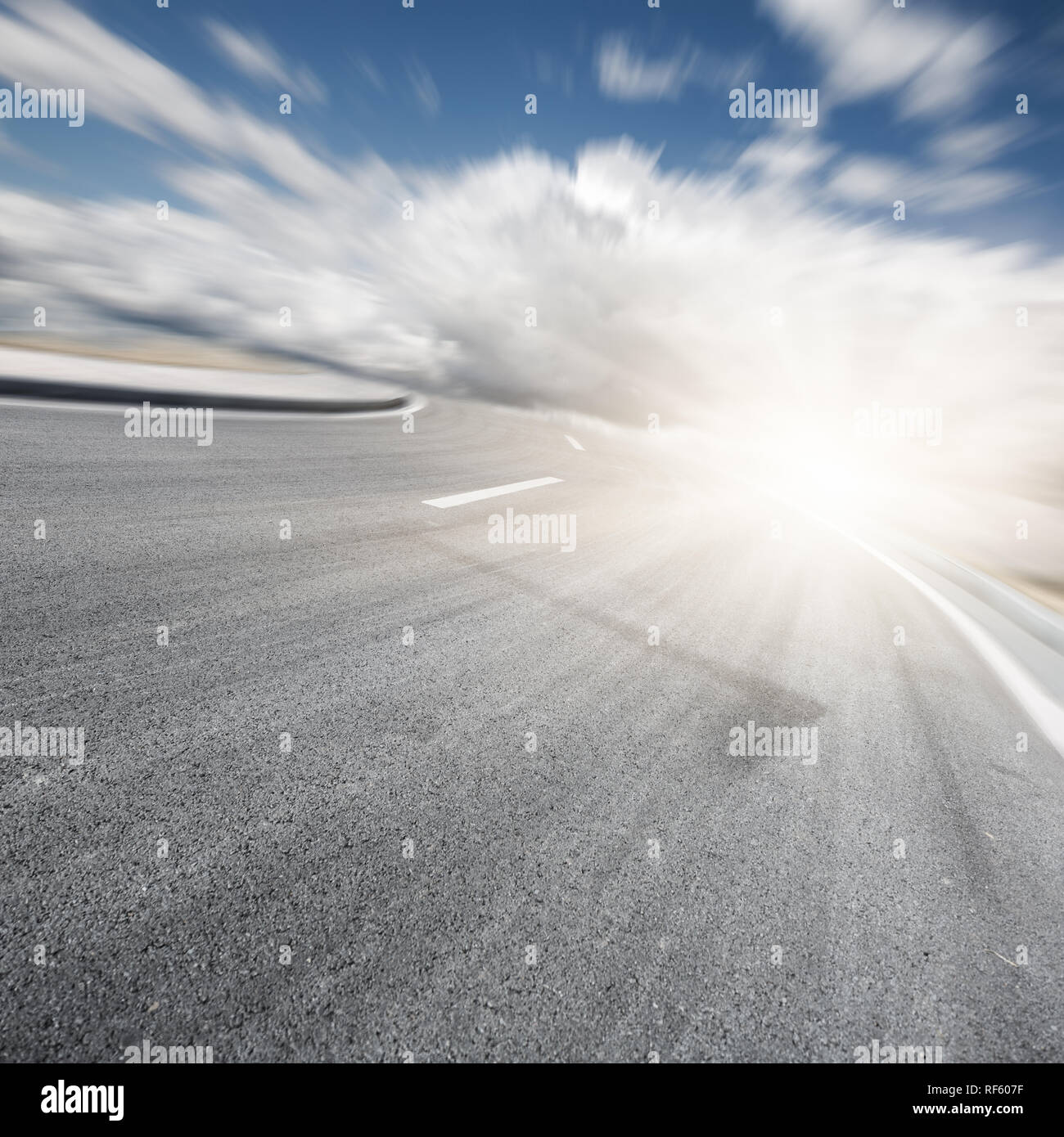 empty street, city in china Stock Photo - Alamy