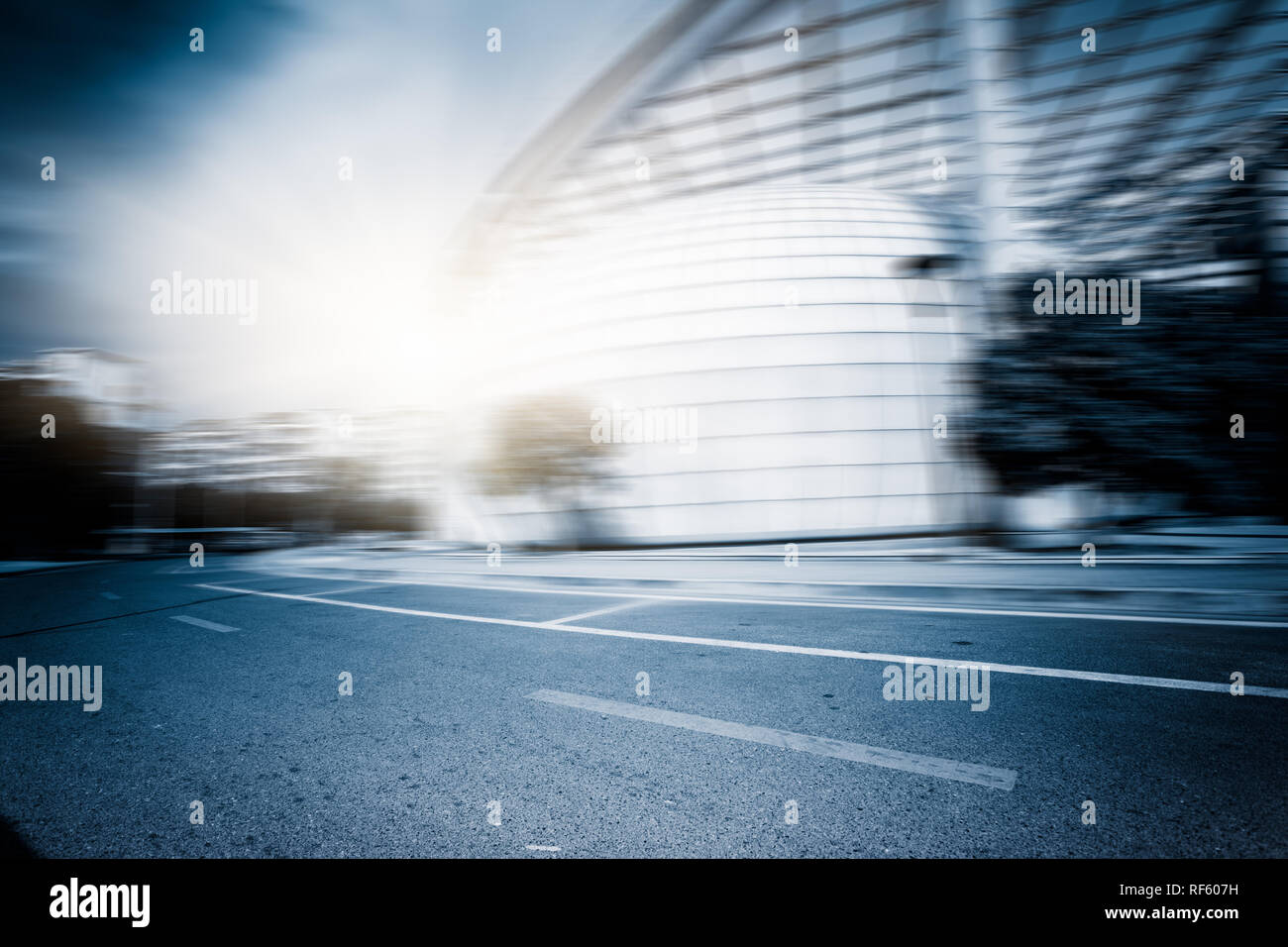 empty street, city in china Stock Photo - Alamy