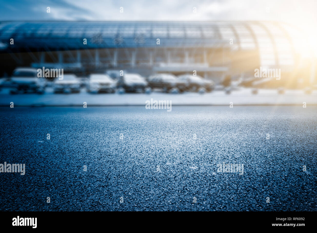 empty street, city in china Stock Photo - Alamy
