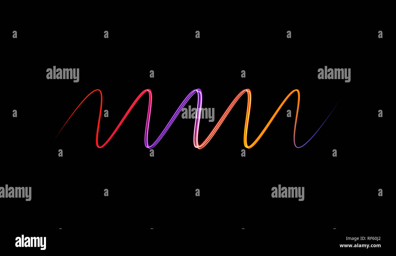 Colorful digital line . Speaking sound wave lines. Design element Stock ...