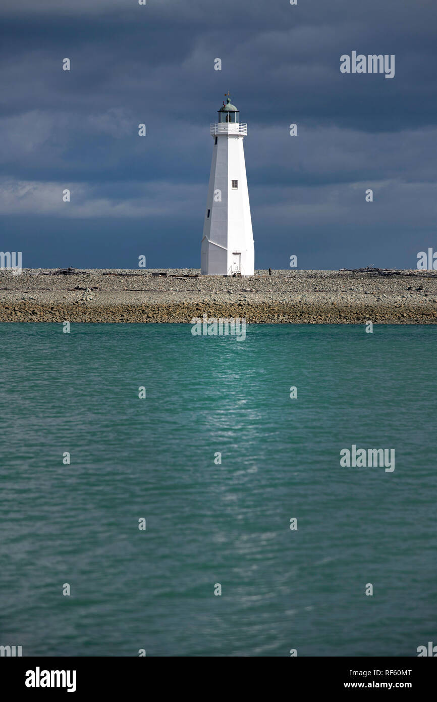 Picture by Tim Cuff - 24 January 2019 - Port Nelson's lighthouse on the ...