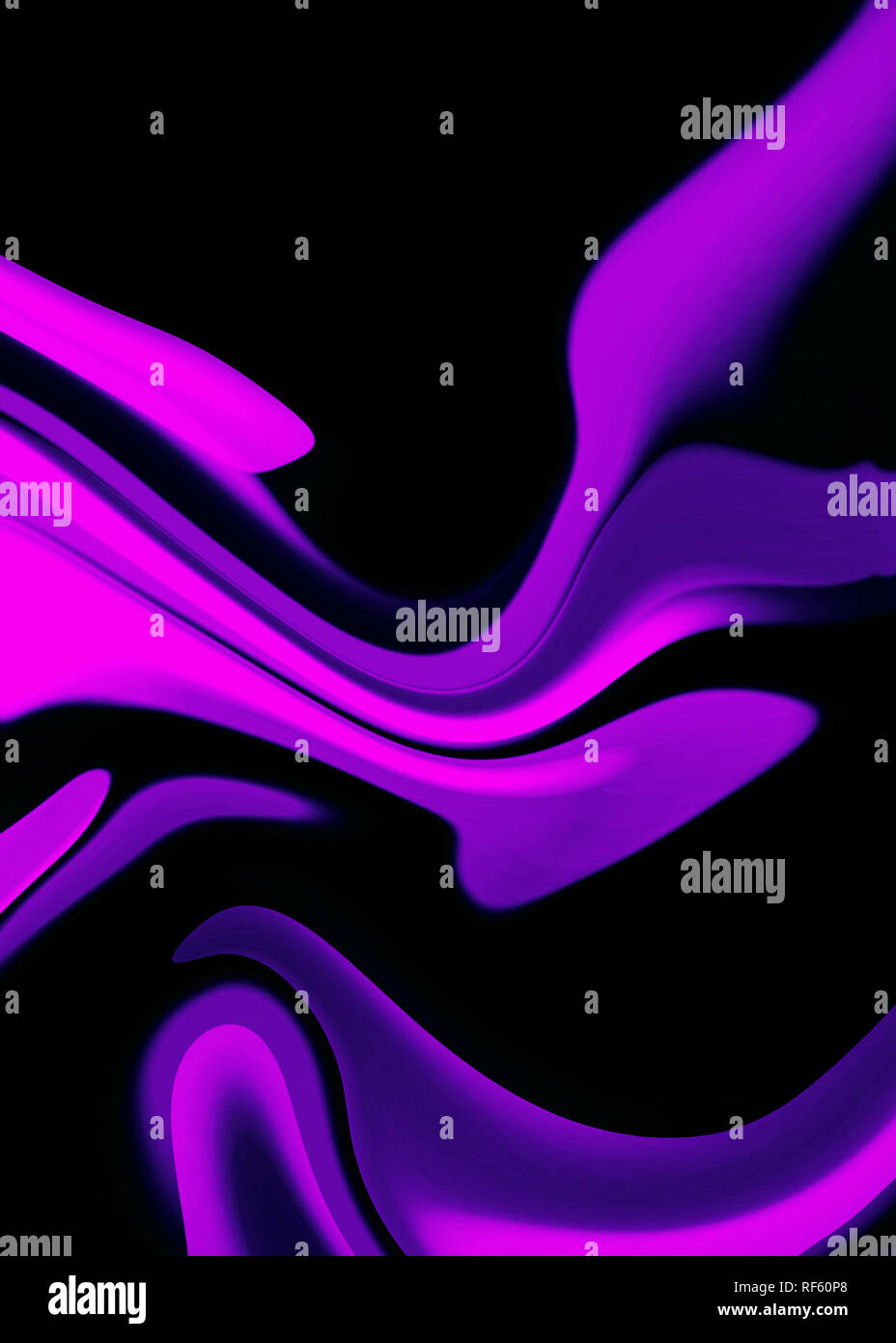 Colorful purple cyberpunk abstract background. Liquid wave texture ...