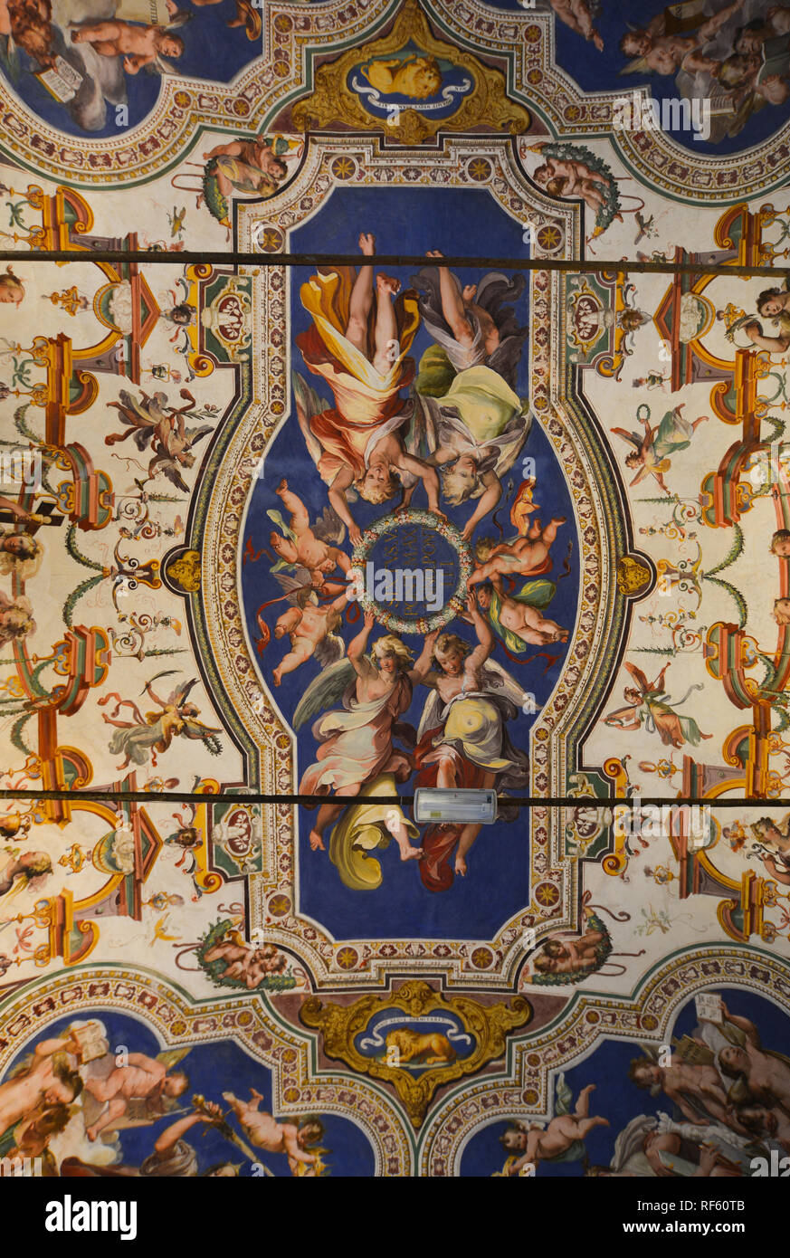 Vatican - Oct 16, 2018. Inside the Vatican Museums. In the museum ...