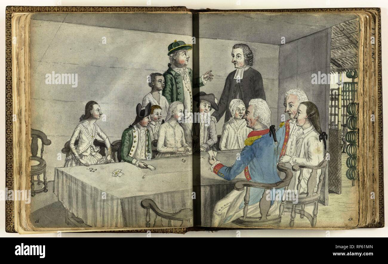 European map company on Ceylon. Draughtsman: Jan Brandes. Dating: 15 ...