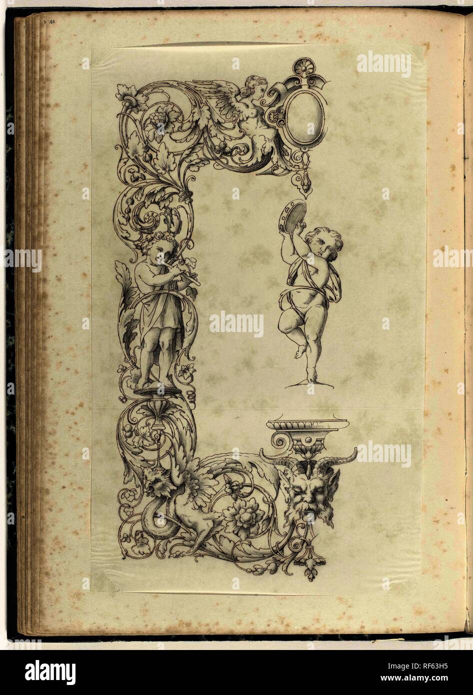 Putti Playing Musical Instruments High Resolution Stock Photography and ...