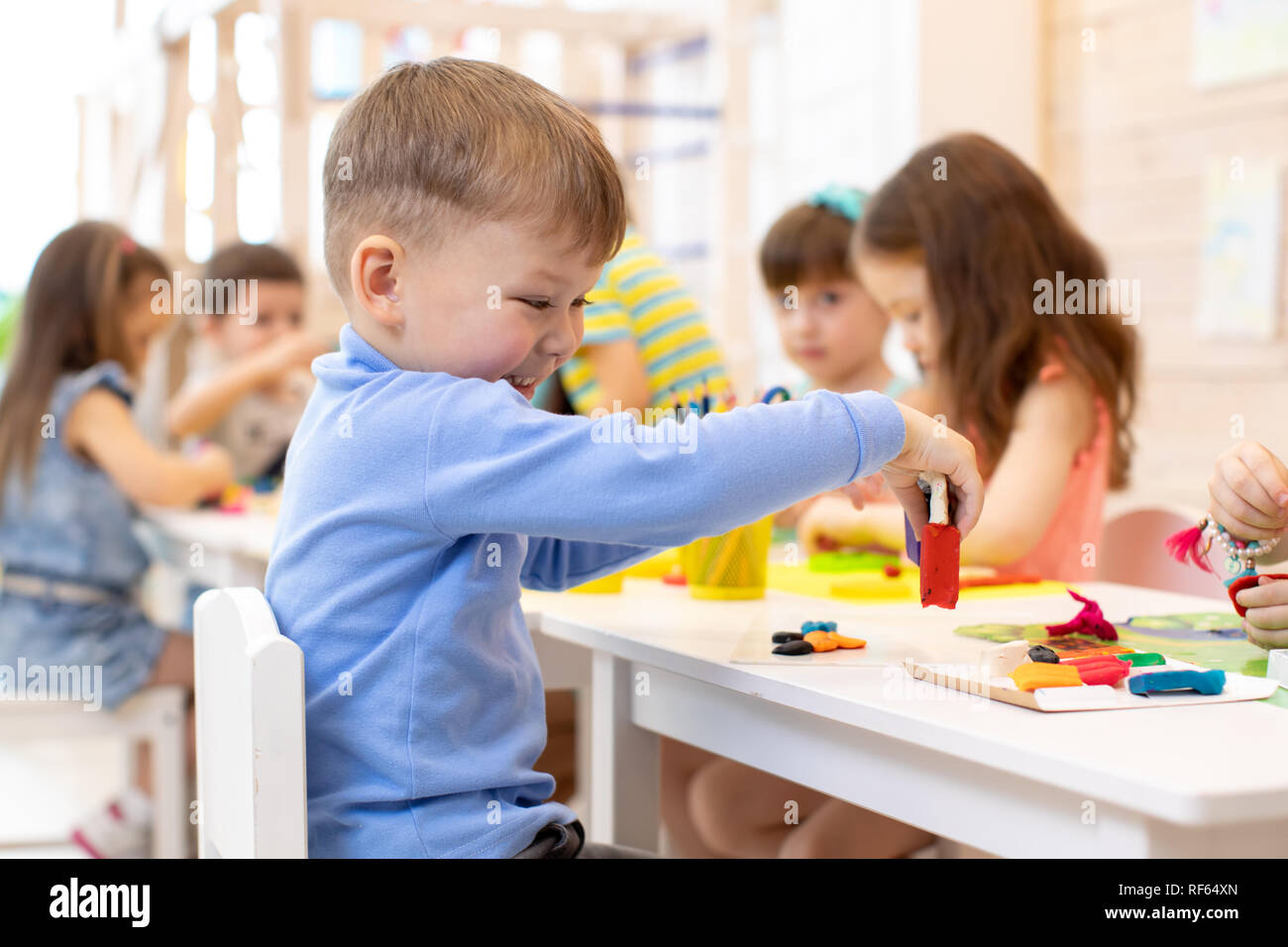 Playdough group hi-res stock photography and images - Alamy