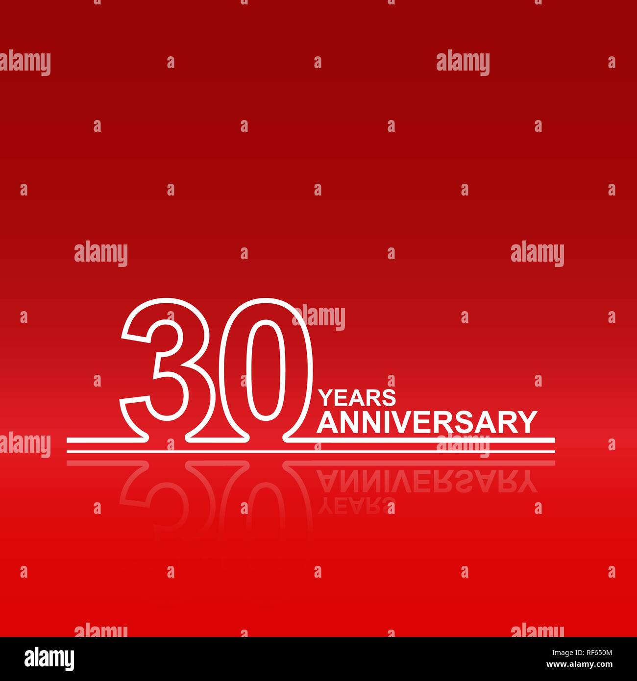 Age 30 years Stock Vector Images - Alamy