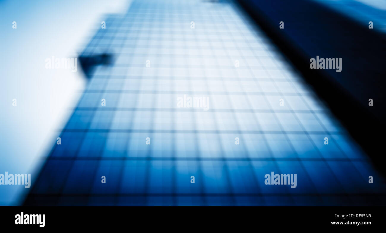 facade of modern office building, blue toned images Stock Photo - Alamy