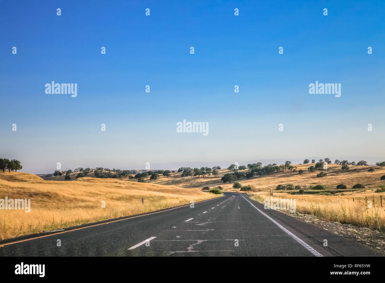 clean highway road in america Stock Photo - Alamy