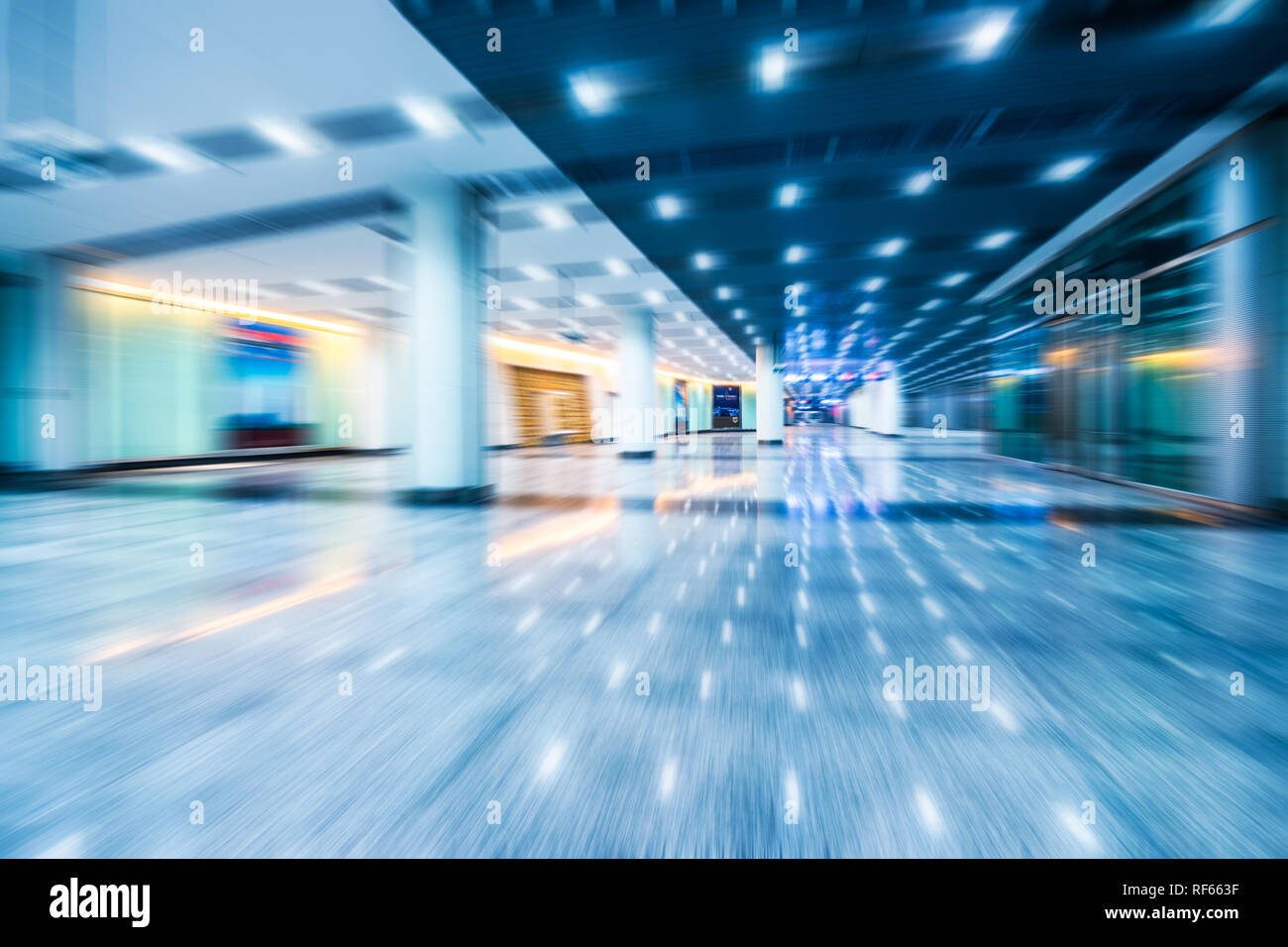 facade of modern office building, blue toned images Stock Photo - Alamy