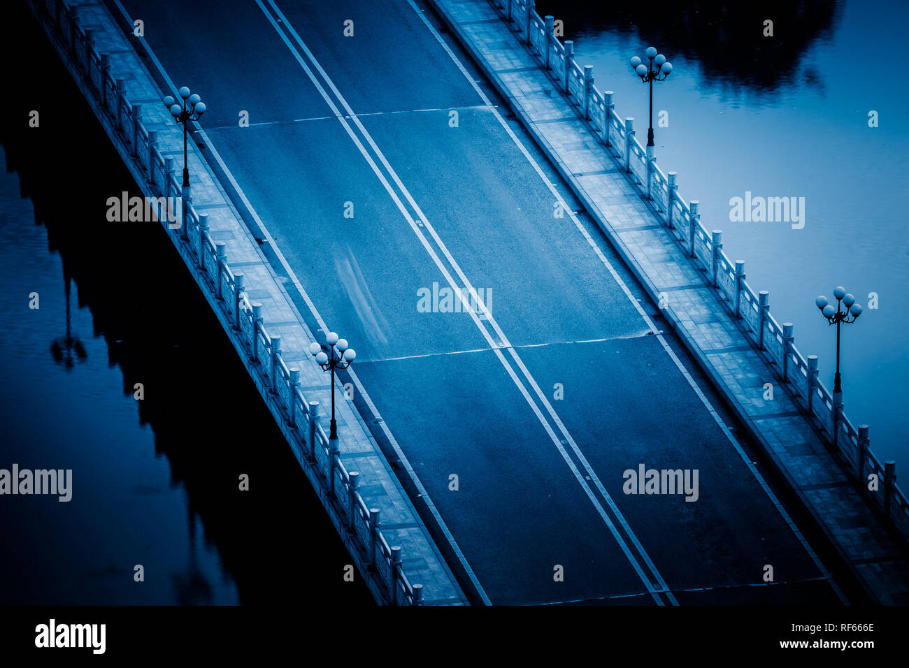 empty street, city in china Stock Photo - Alamy