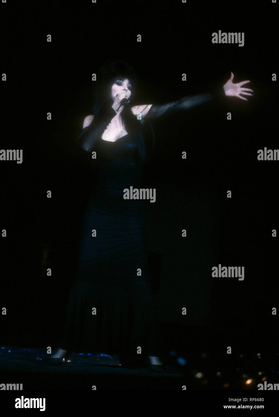 Elvira Cassandra Peterson Actress Elvira High Resolution Stock ...