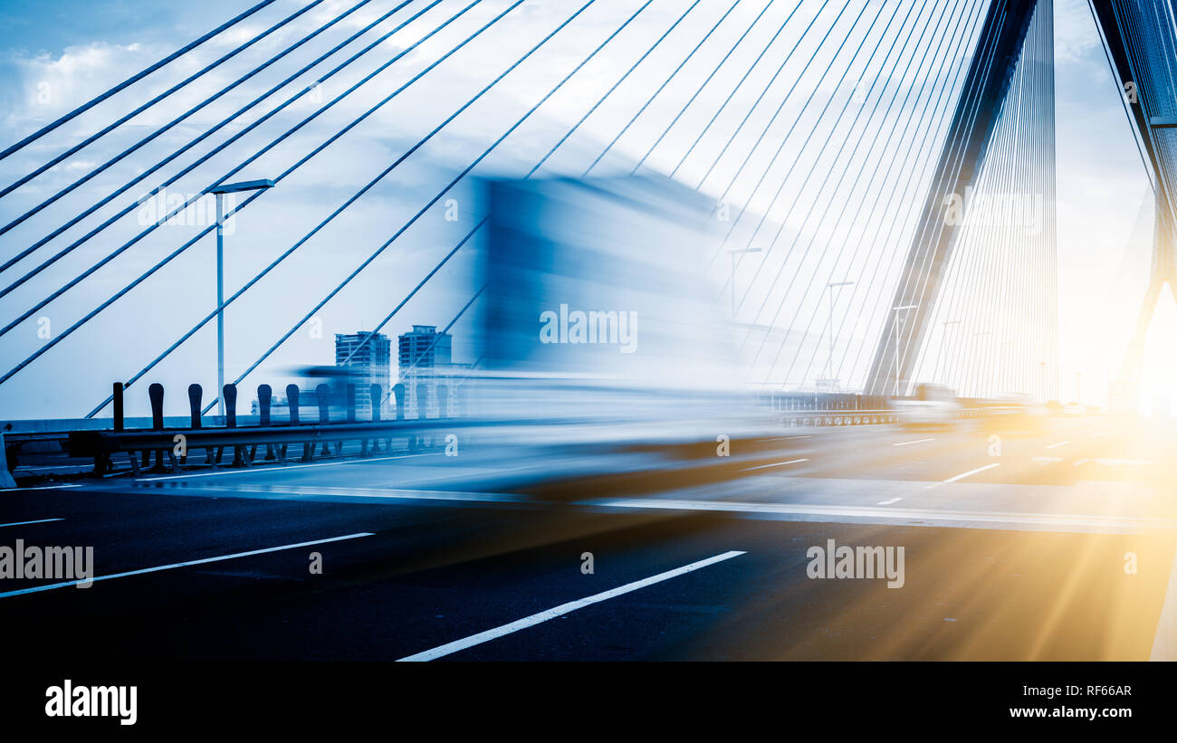 rapid city traffic,motion cars Stock Photo - Alamy