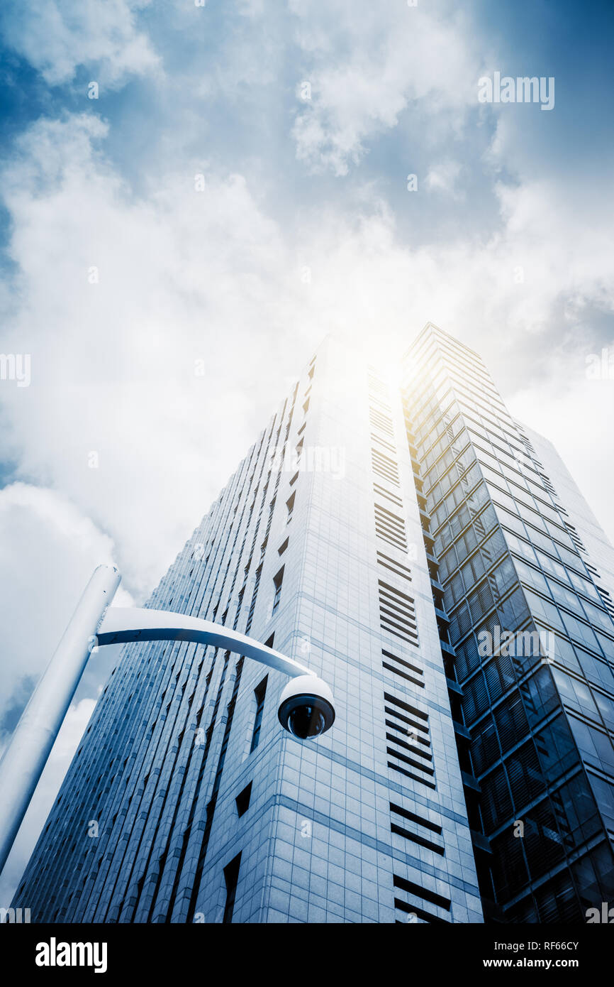 High Camera Angle Building