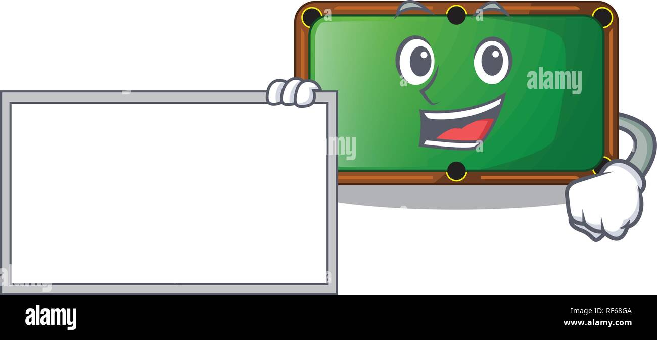 With board billiard table in shape of cartoon Stock Vector Image & Art ...