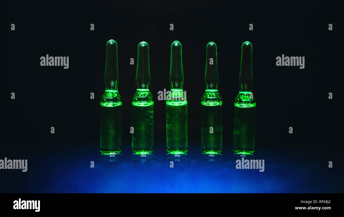 medical preparations. for the treatment of diseases. ampoules with ...