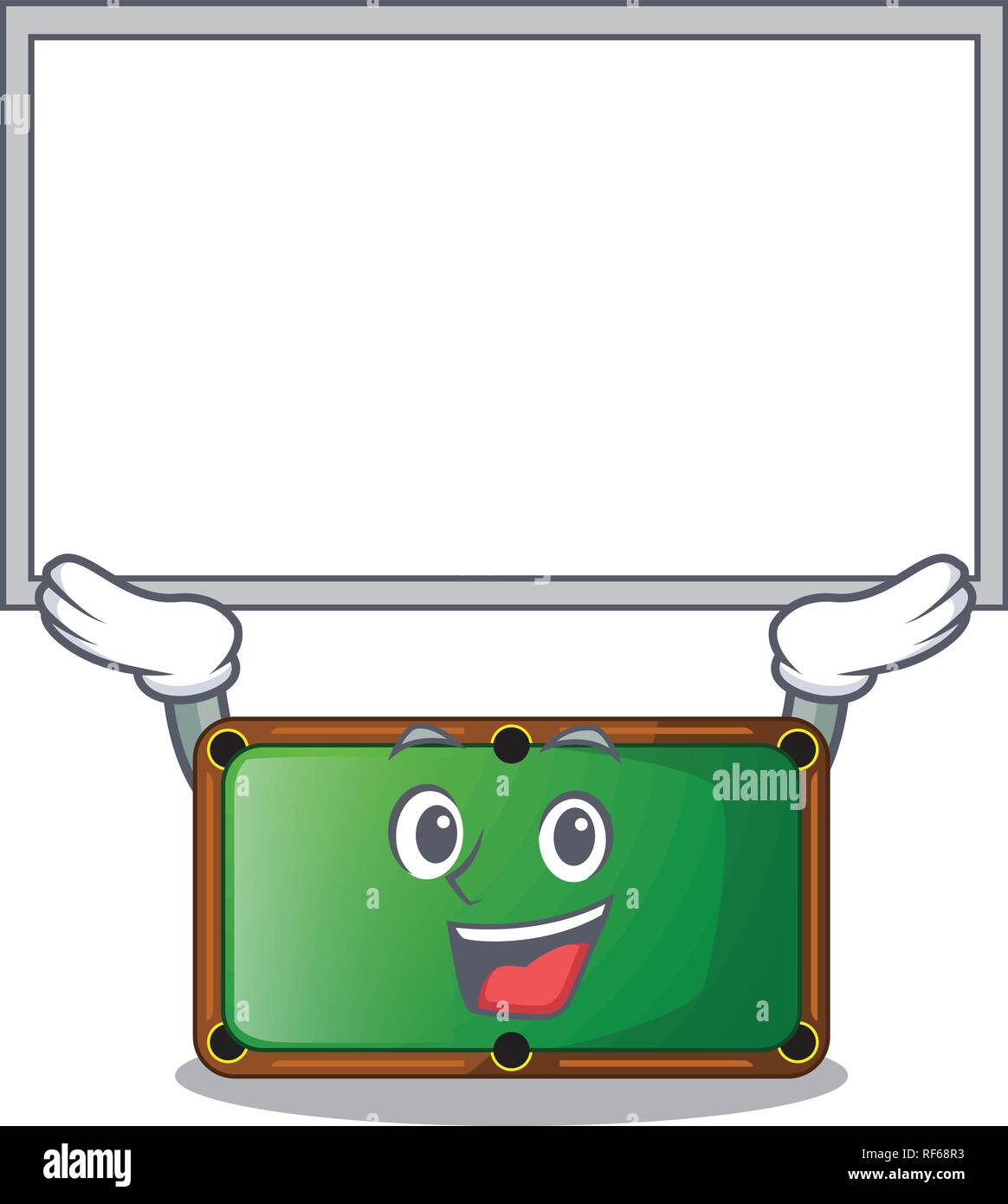 Up board billiard table in shape of cartoon Stock Vector Image & Art ...