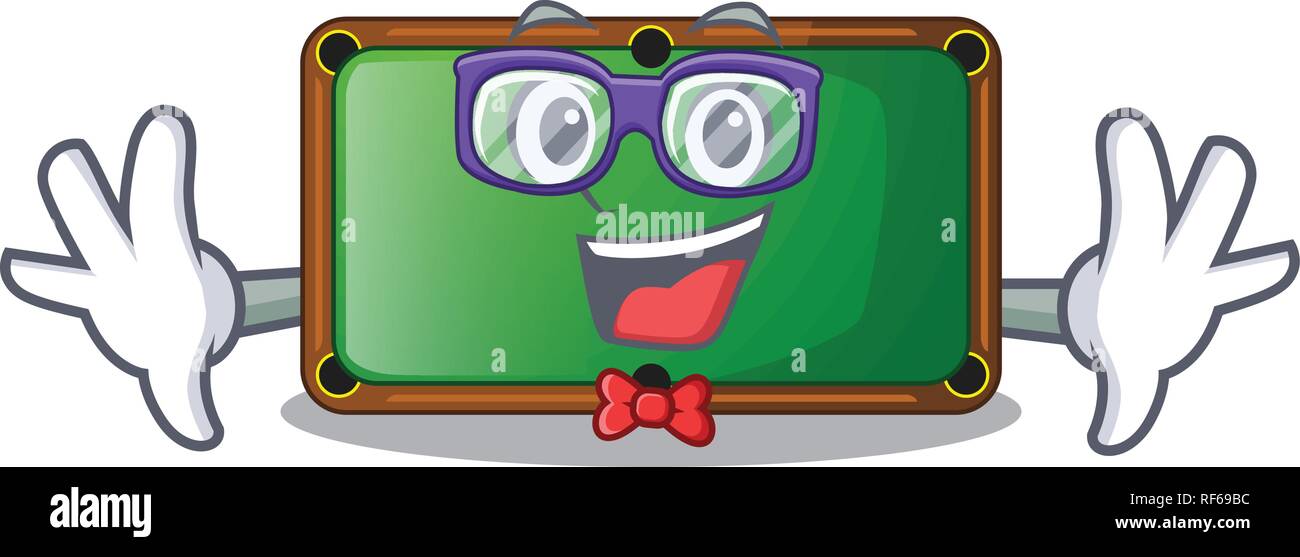 Geek billiard table is insulated with characters Stock Vector Image ...