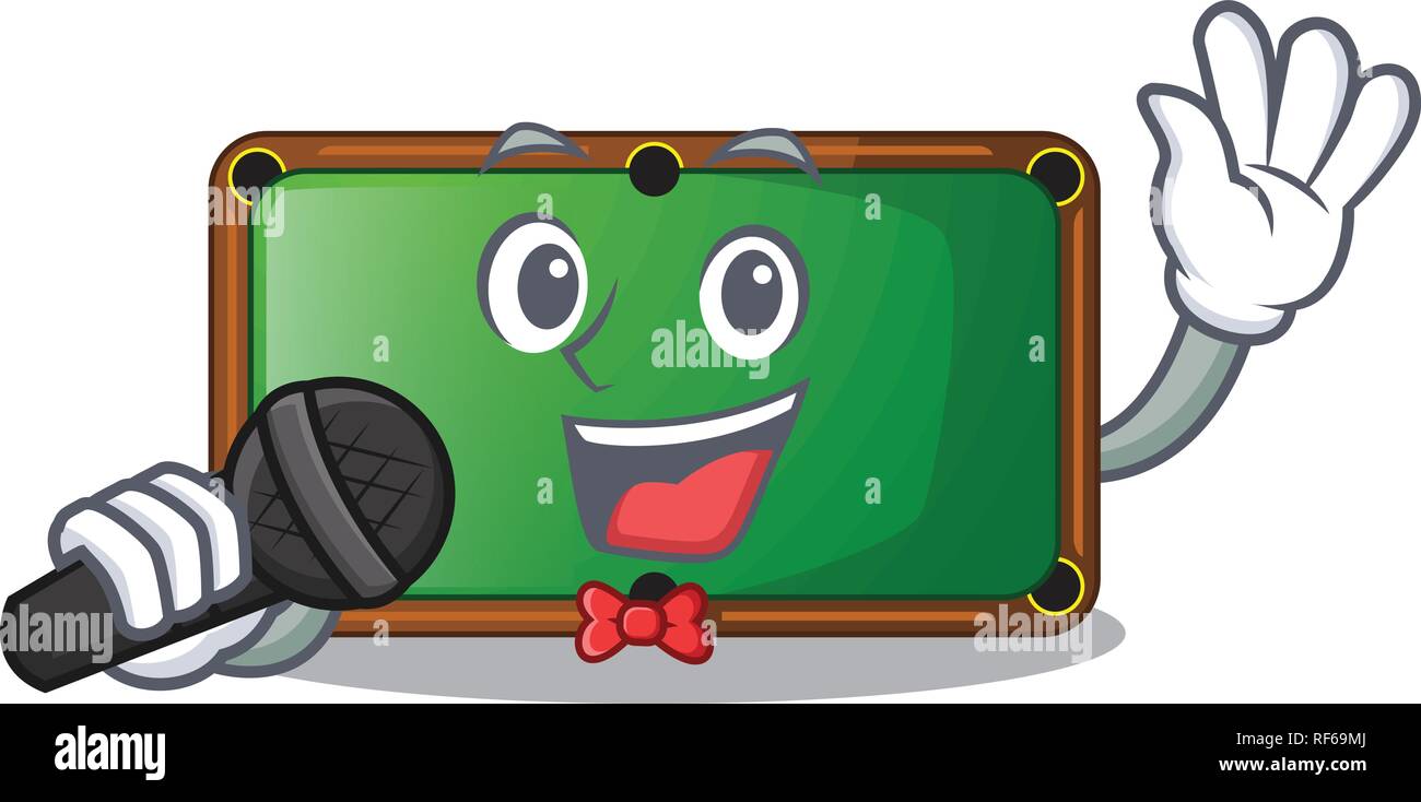 Singing billiard table in the mascot playroom Stock Vector Image & Art ...