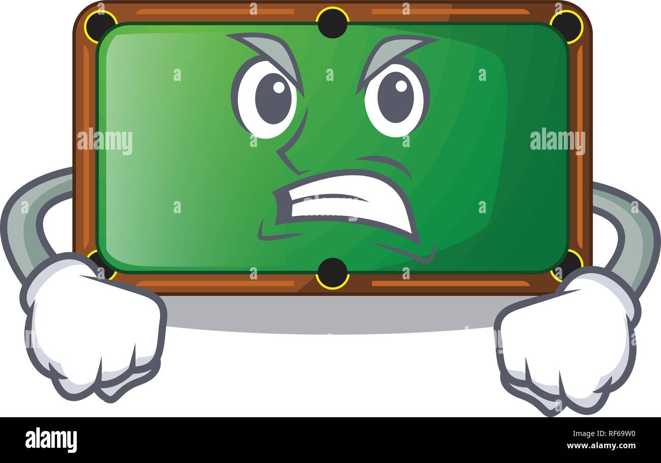 Angry billiard table in the mascot playroom Stock Vector Image & Art ...