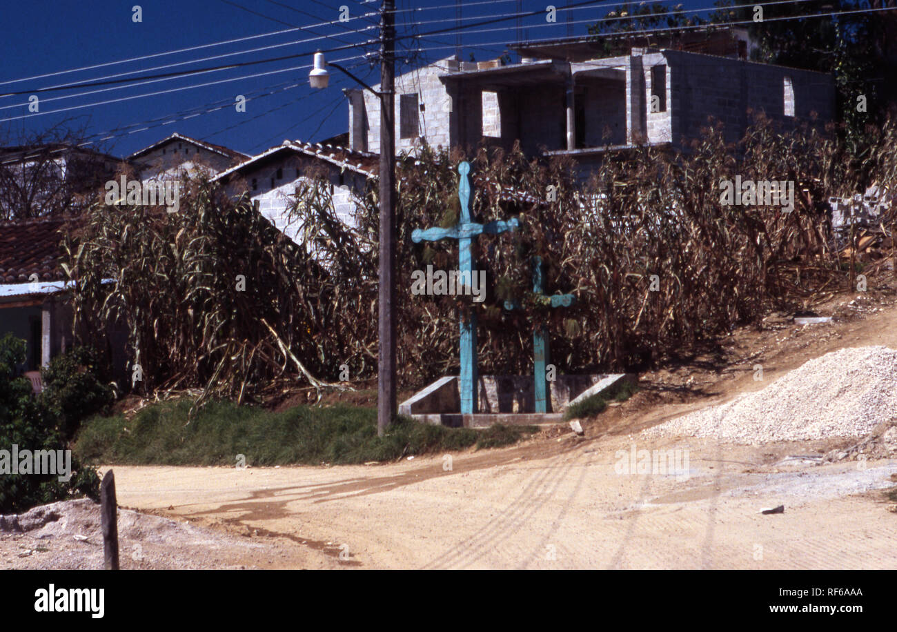 Maya Crosses show that indigenous Tzotzil (Tzotsil) villagers still ...