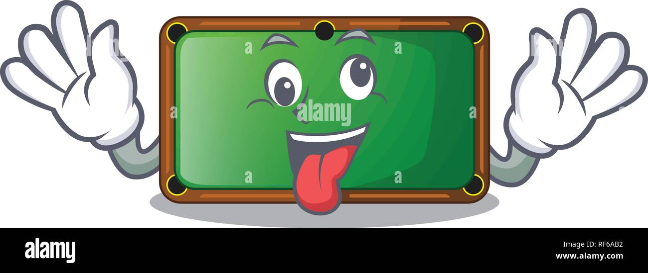 Crazy shape billiard table on wooden cartoon Stock Vector Image & Art ...
