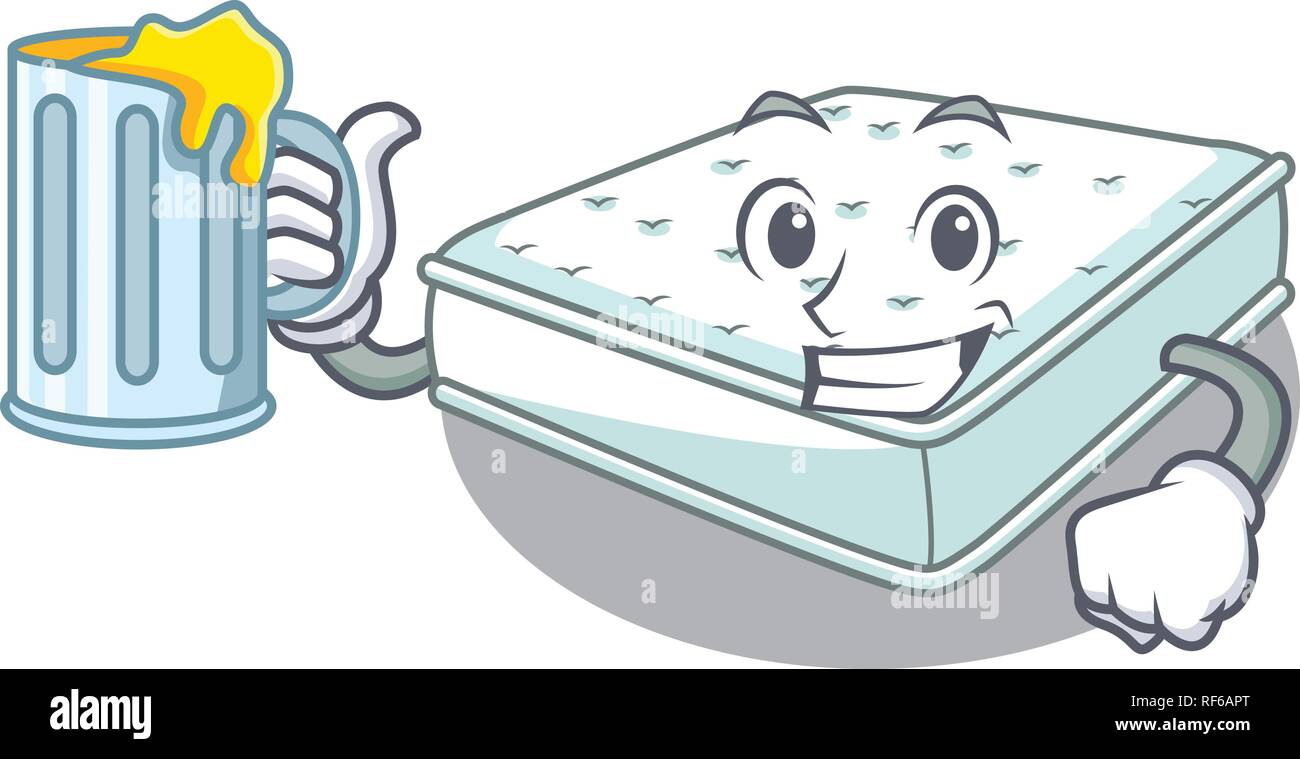 With juice cartoon mattress the made to sleep Stock Vector Image & Art ...