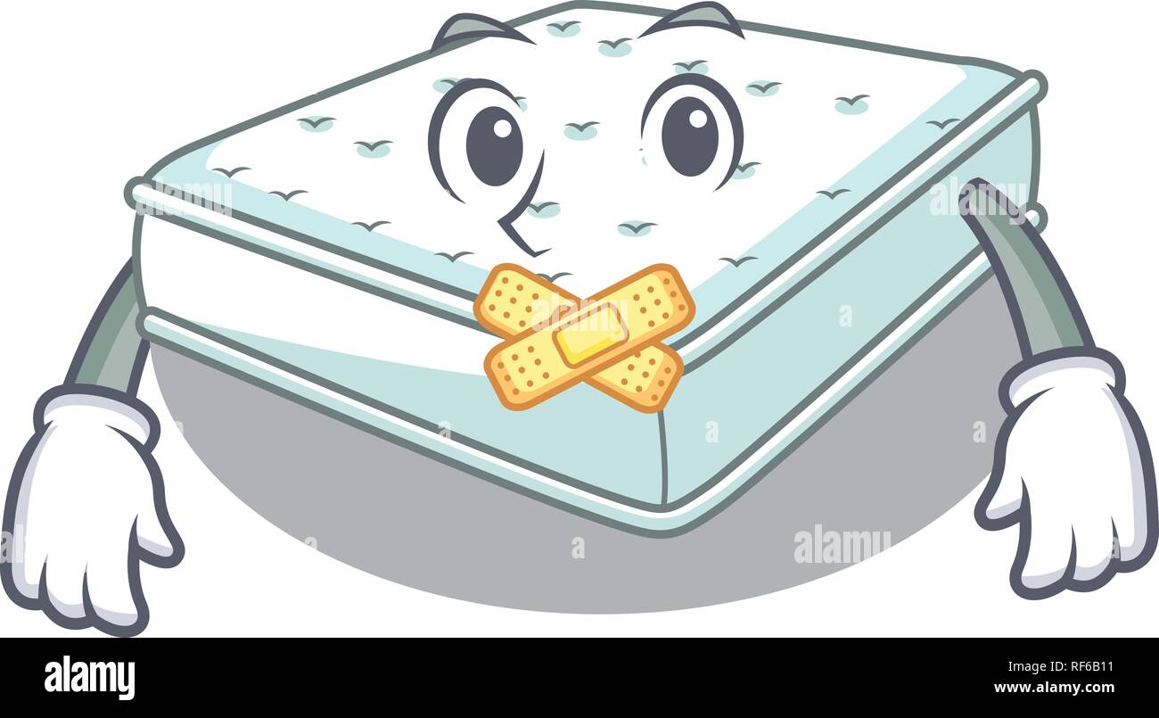 Silent mattress in cartoon on the shape Stock Vector Image & Art - Alamy