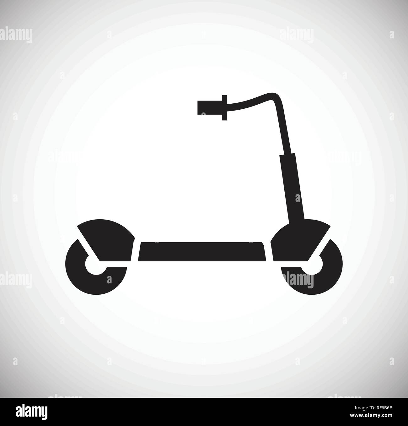 Scooter icon on white background for graphic and web design, Modern ...