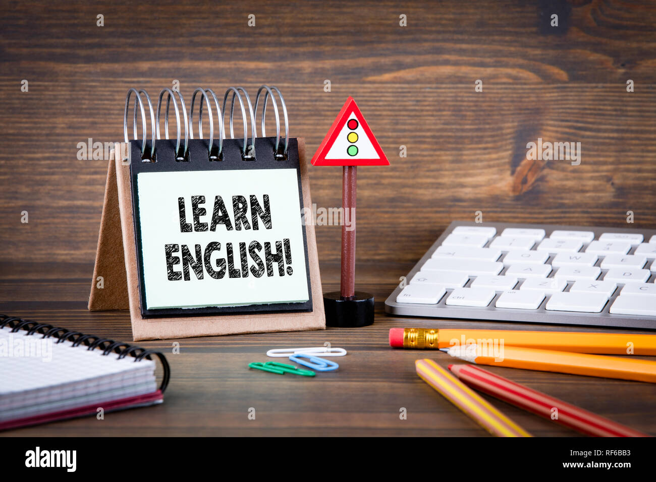 learn english concept Stock Photo - Alamy