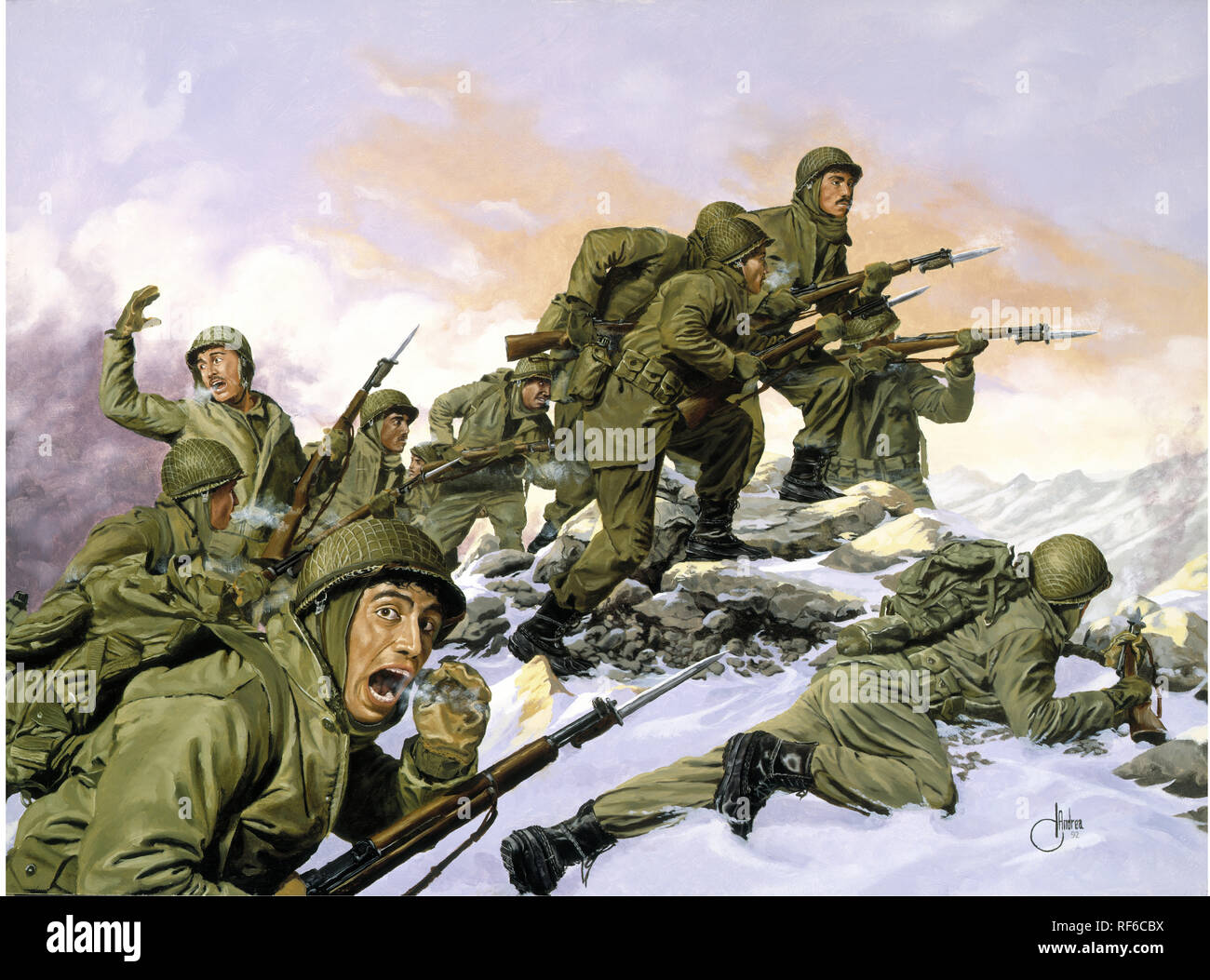 Infantry august 1950 pusan hi-res stock photography and images - Alamy