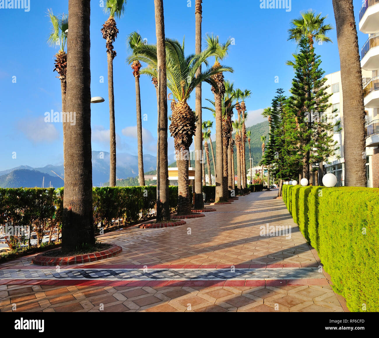 Marmaris beach promenade hi-res stock photography and images - Alamy