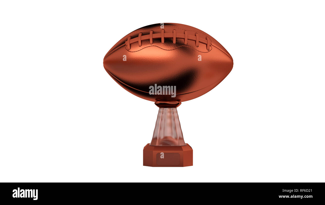 Bronze trophy football ball on hi-res stock photography and images - Alamy