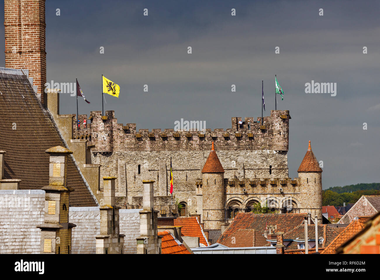 Medieval castle gravensteen counts hi-res stock photography and images ...
